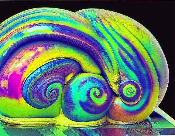 Abstract Snail - AI Generated Artwork - NightCafe Creator