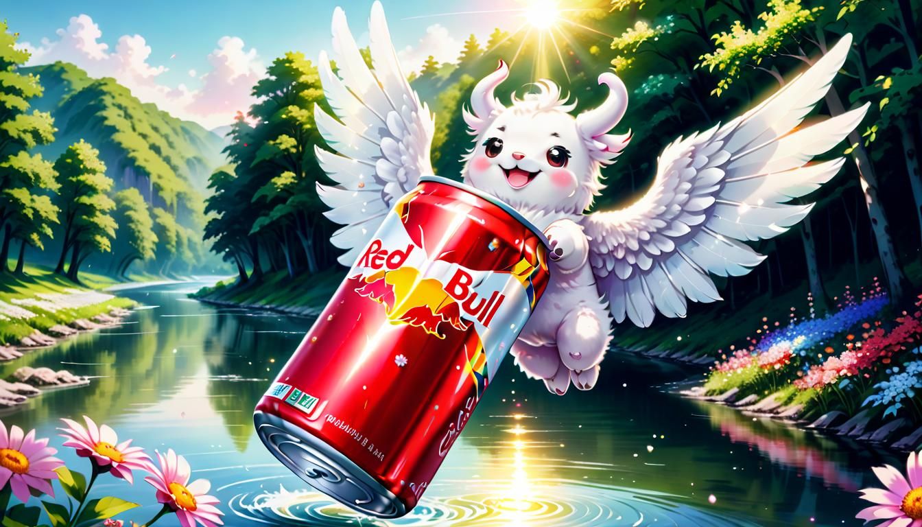 Red Bull - Gives you wings! - AI Generated Artwork - NightCafe Creator