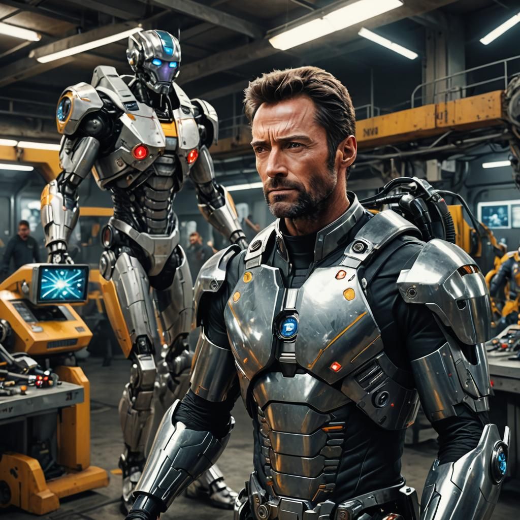 Commander Dutton And His Android Companion Dexter - AI Generated ...