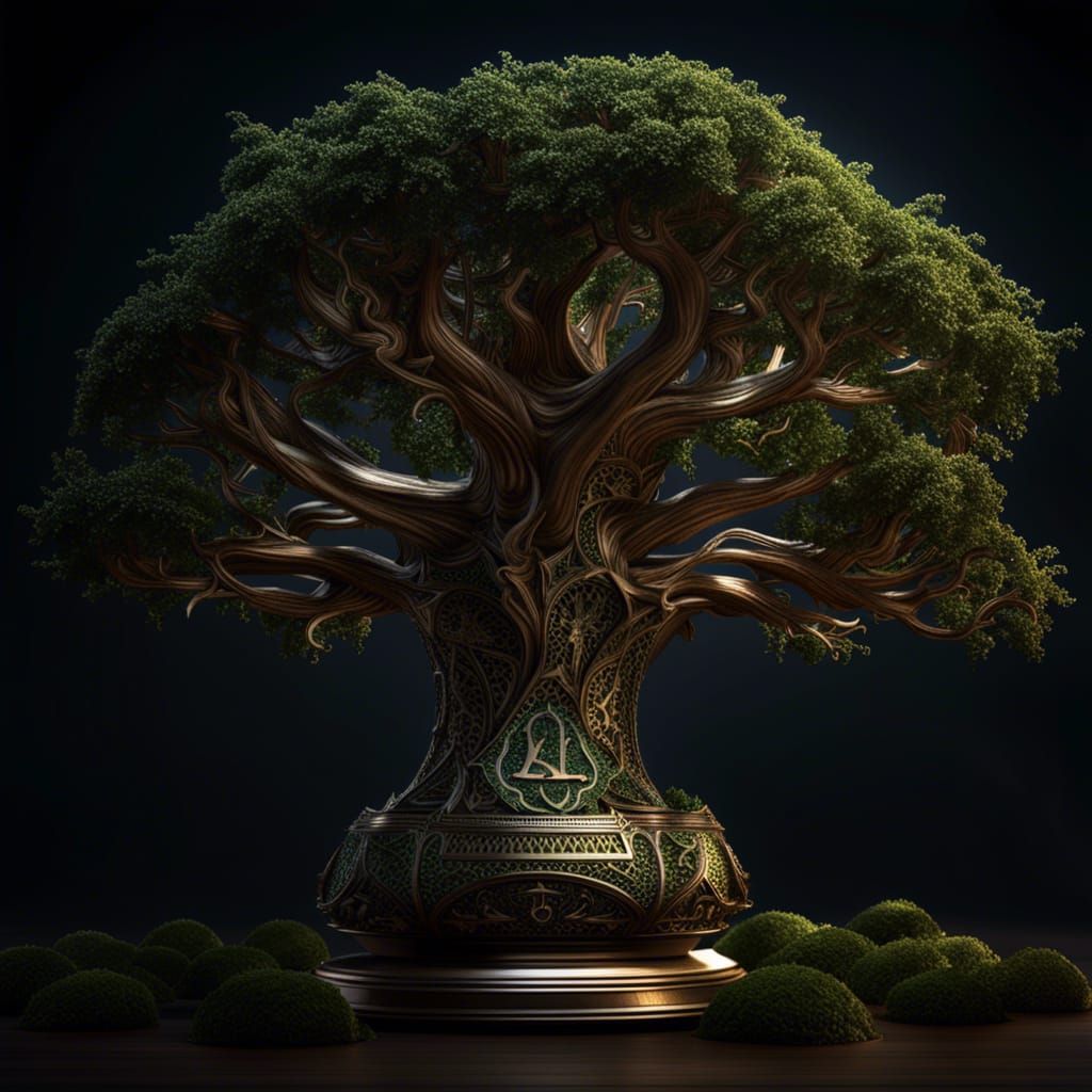 tree trophy - AI Generated Artwork - NightCafe Creator