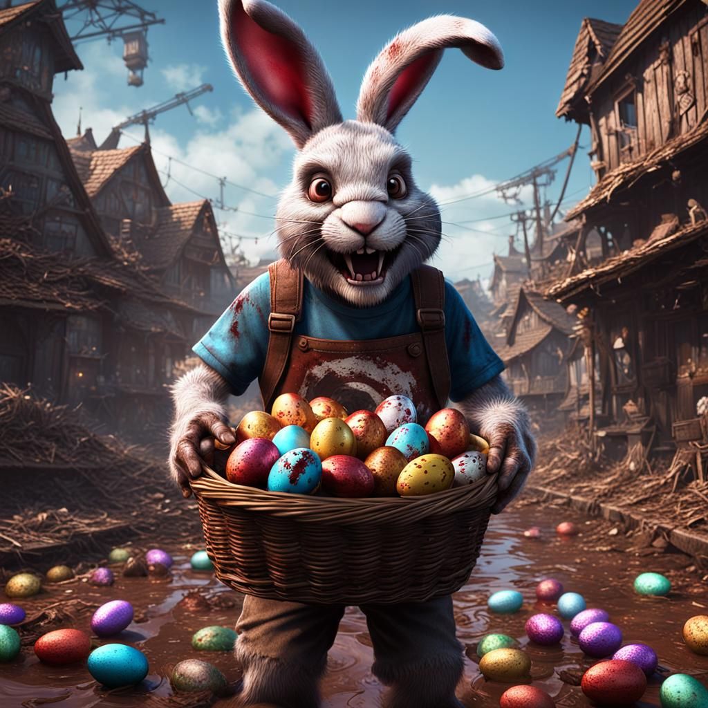 Happy Easter 2 - AI Generated Artwork - NightCafe Creator