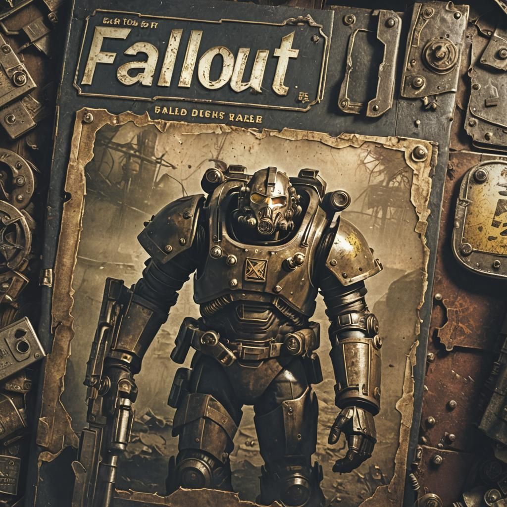 Fallout magazine cover 2 - AI Generated Artwork - NightCafe Creator