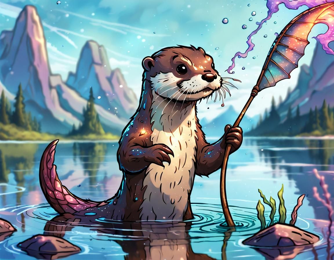 Otter-dragon - AI Generated Artwork - NightCafe Creator