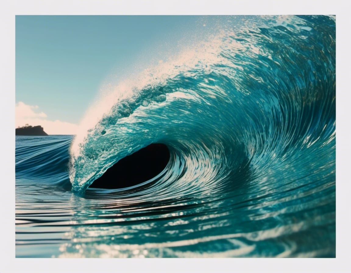 realistic wave - AI Generated Artwork - NightCafe Creator