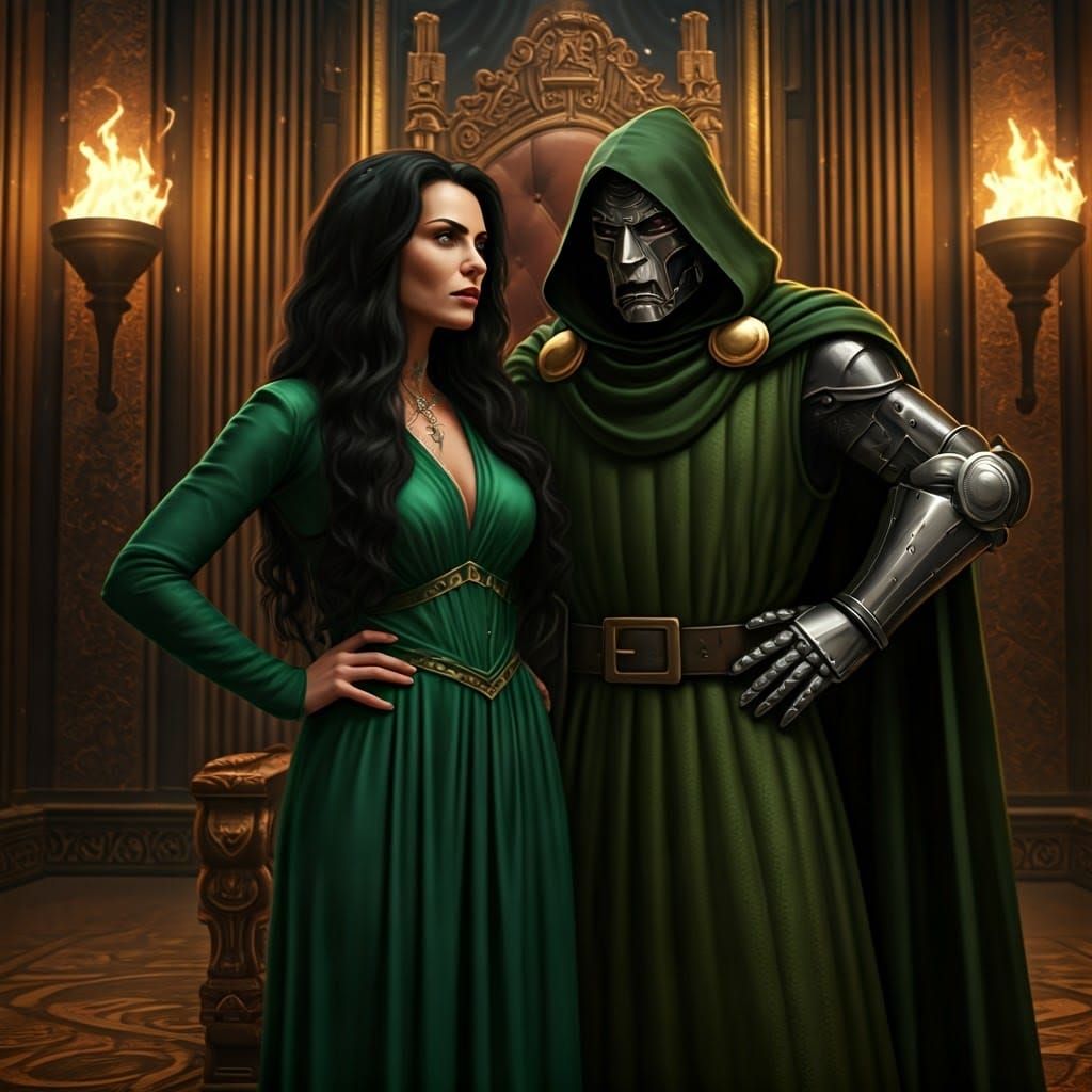 The feared and powerful Doctor Doom is in big trouble with his wife ...