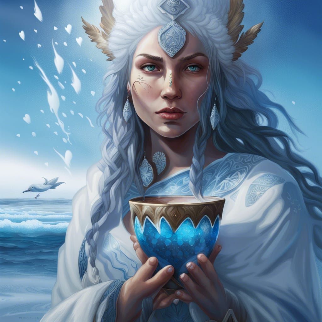 Winter Water Shaman - AI Generated Artwork - NightCafe Creator