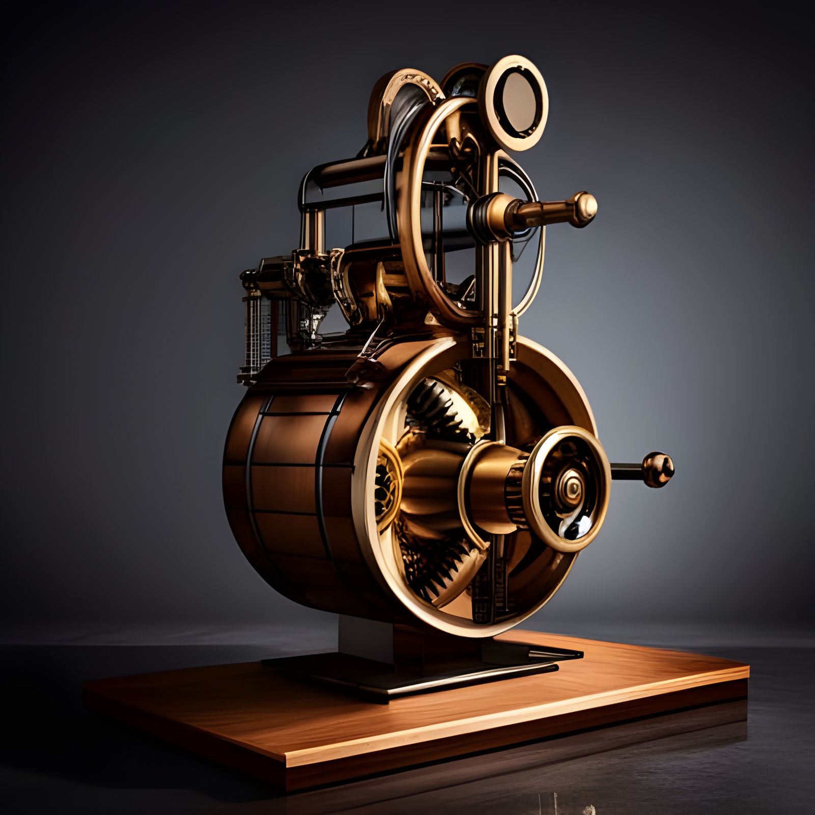 высокое разрешение 4к, steampunk engine - AI Generated Artwork ...