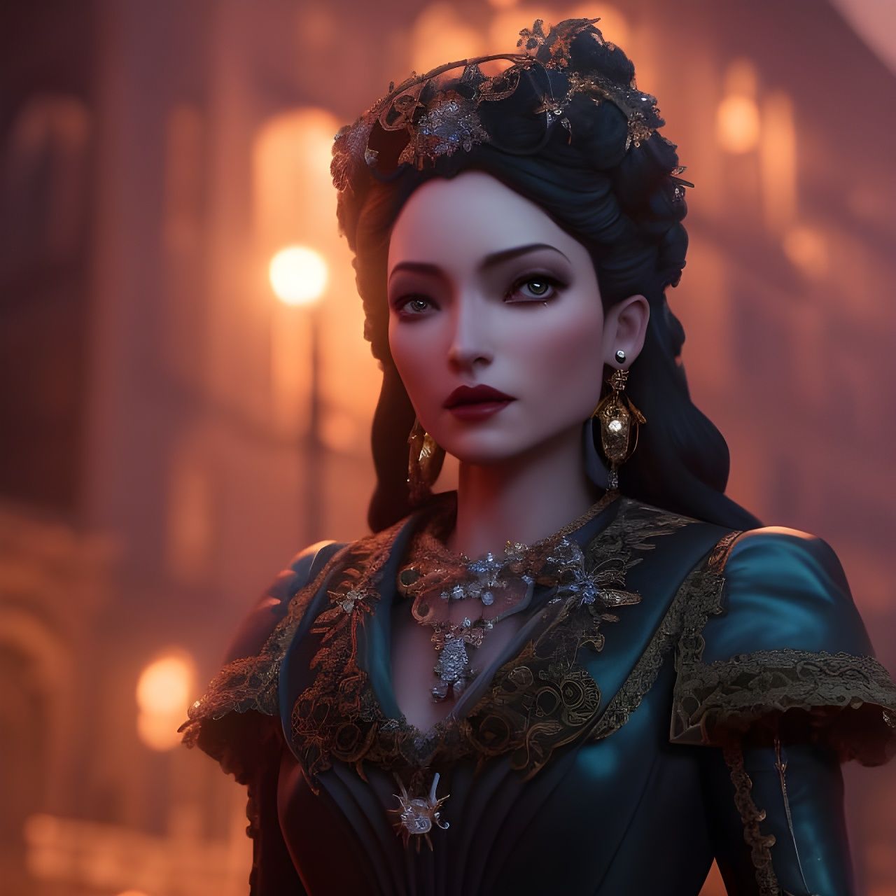 Goth Queen - AI Generated Artwork - NightCafe Creator