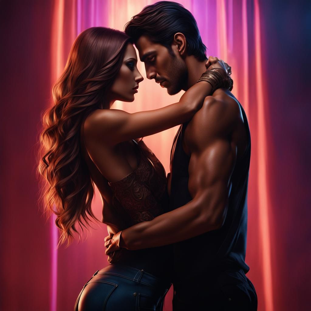 Nevaeh Hugging - AI Generated Artwork - NightCafe Creator