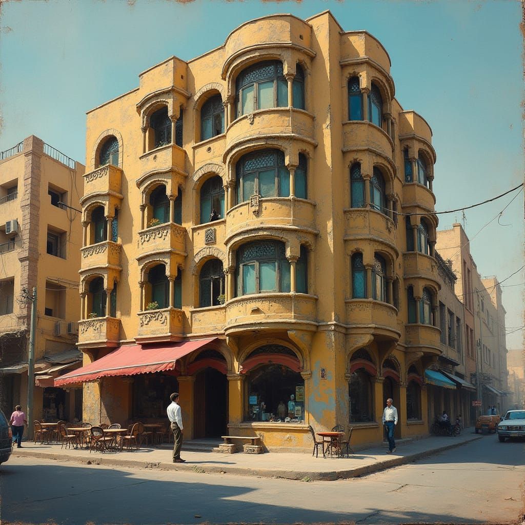 The Yacoubian Building - 1930s Art Deco Cairo Building in Vi...