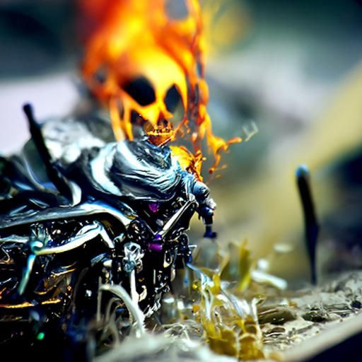 Ghost rider - AI Generated Artwork - NightCafe Creator