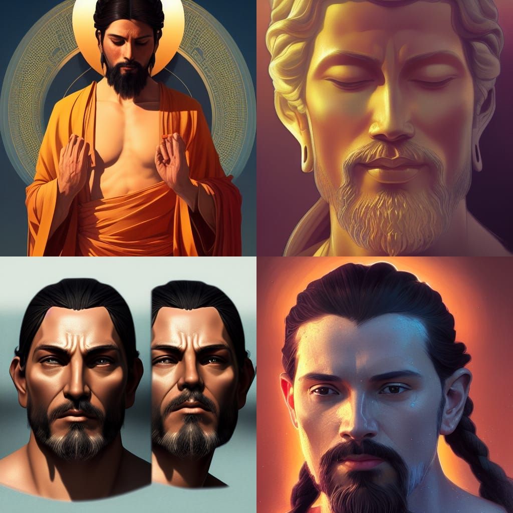 Worship Him - AI Generated Artwork - NightCafe Creator