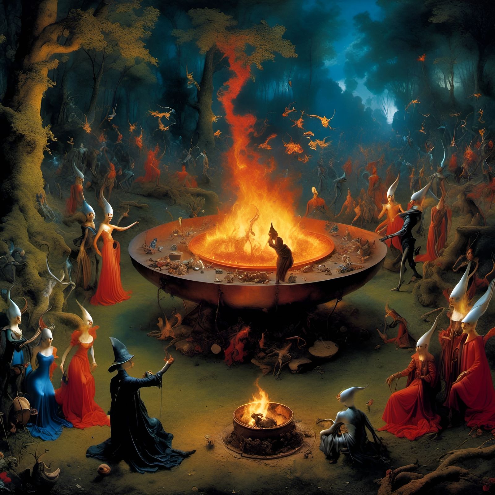 The Witches Chant; It Begins - AI Generated Artwork - NightCafe Creator