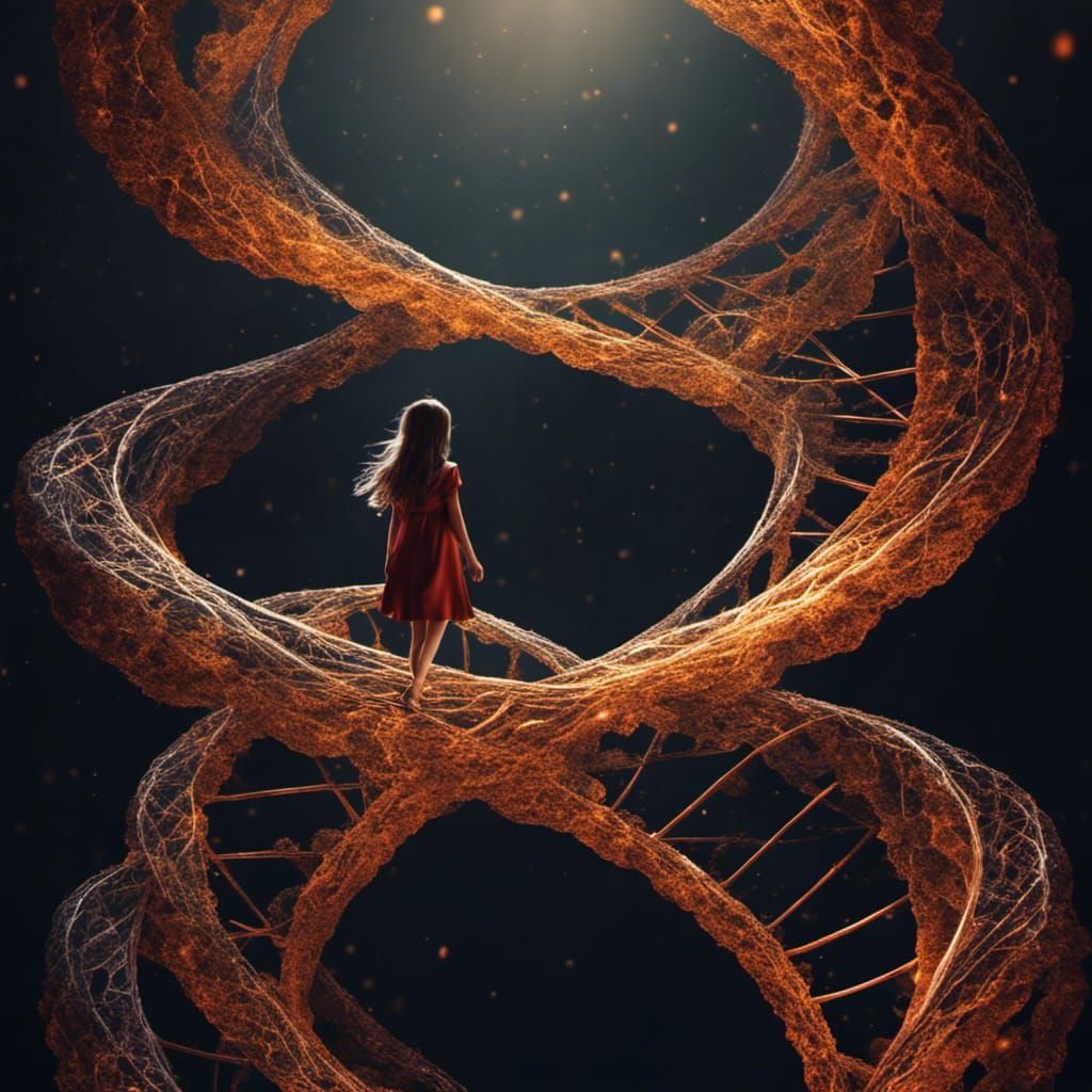 The path created by your genes - AI Generated Artwork - NightCafe Creator