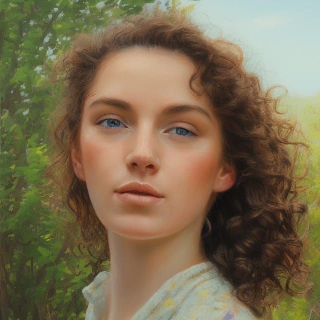 Woman on a Sunny Day - AI Generated Artwork - NightCafe Creator