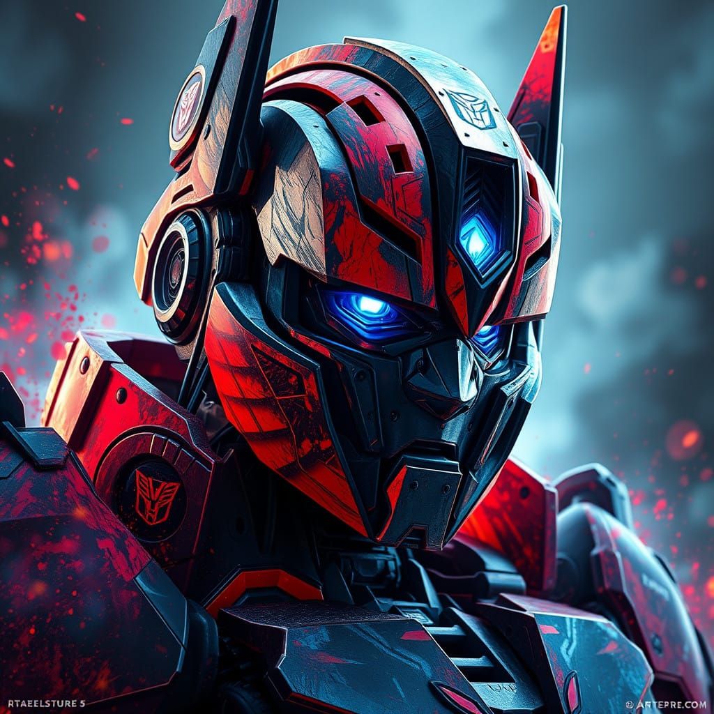 Transformers - Epic Transformers Concept Art in Triadic Col...