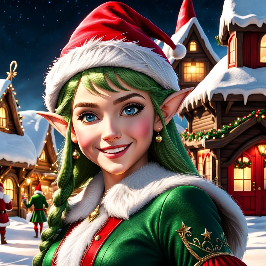 Head Elf North Pole - AI Generated Artwork - NightCafe Creator