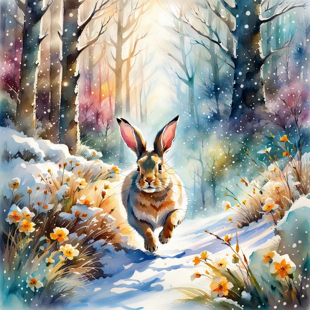 Winterspring - AI Generated Artwork - NightCafe Creator