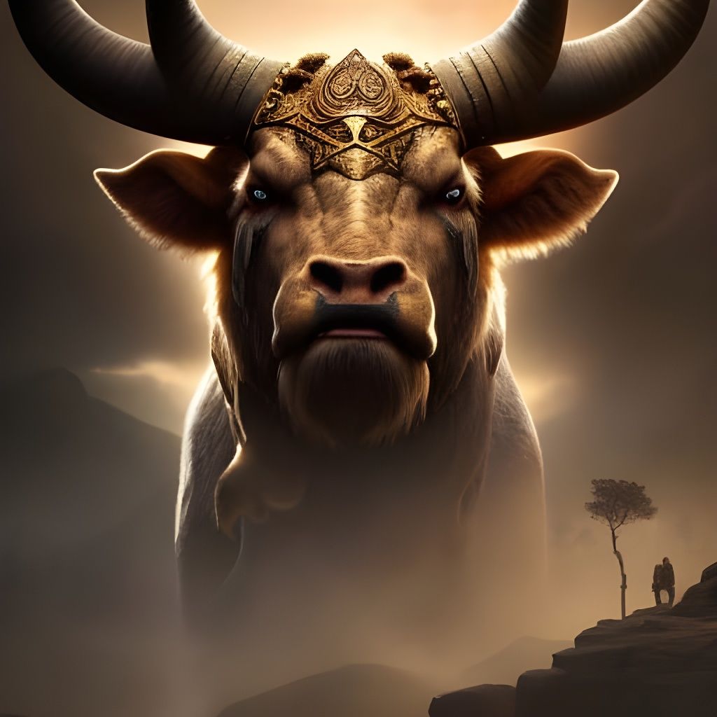 Bull - AI Generated Artwork - NightCafe Creator