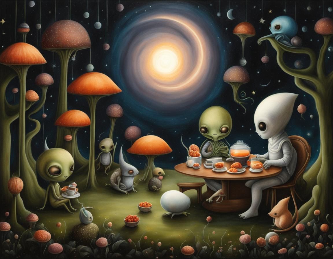 Aliens Exist - AI Generated Artwork - NightCafe Creator