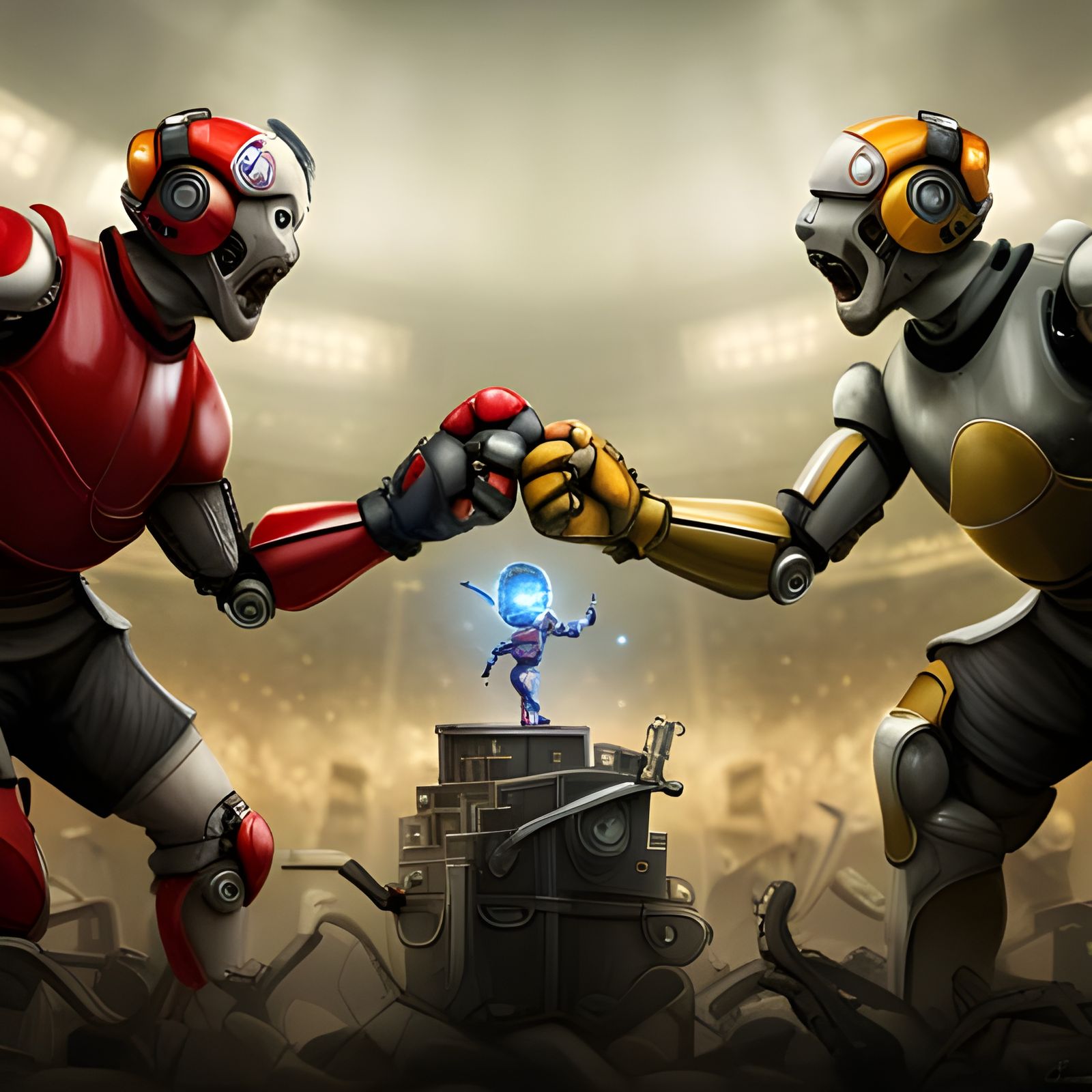 Battle Bots - AI Generated Artwork - NightCafe Creator