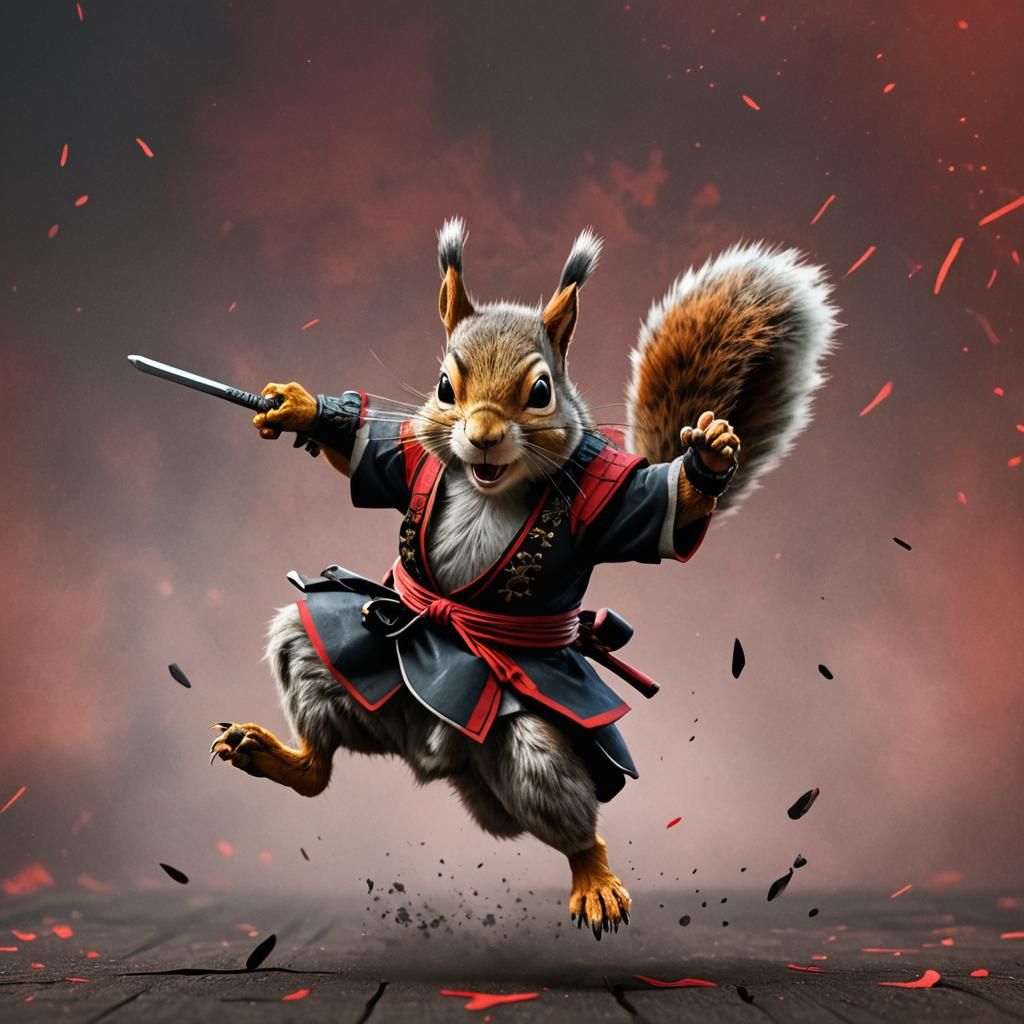 squirrel power - AI Generated Artwork - NightCafe Creator
