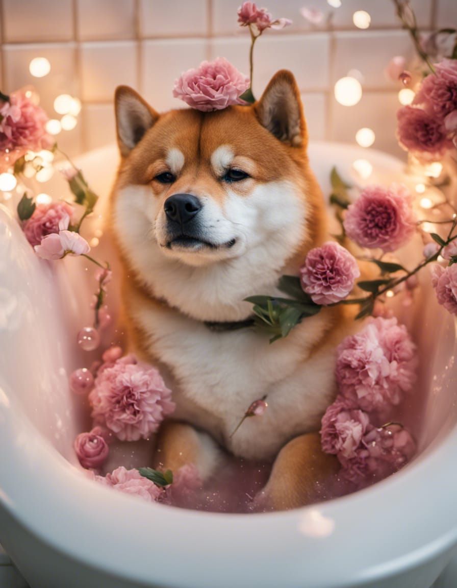 Bath time - AI Generated Artwork - NightCafe Creator