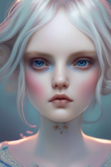 Porcelain Doll portrait, 8k resolution concept art portrait by Greg ...