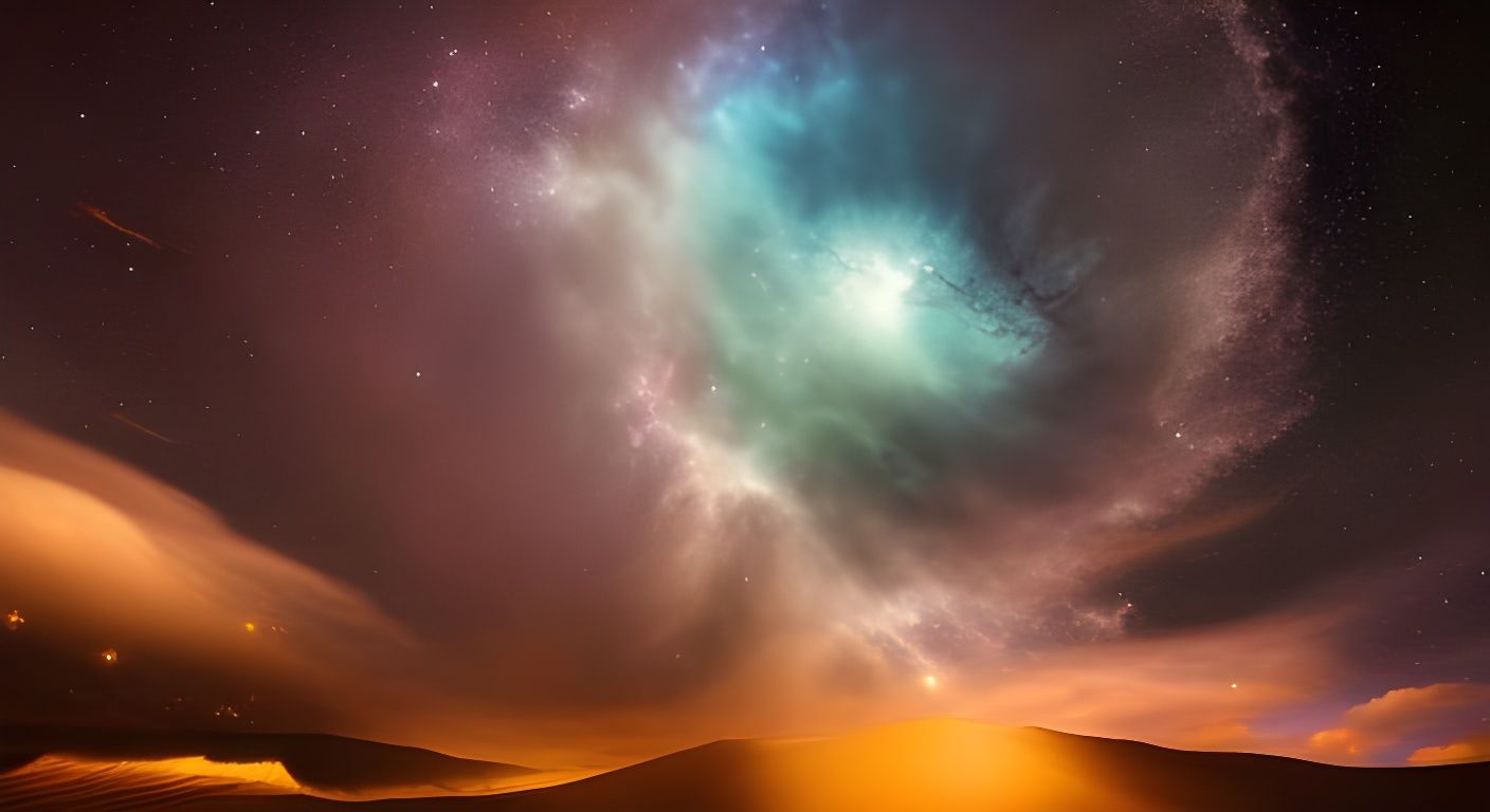 Exploding Starscapes - AI Generated Artwork - NightCafe Creator