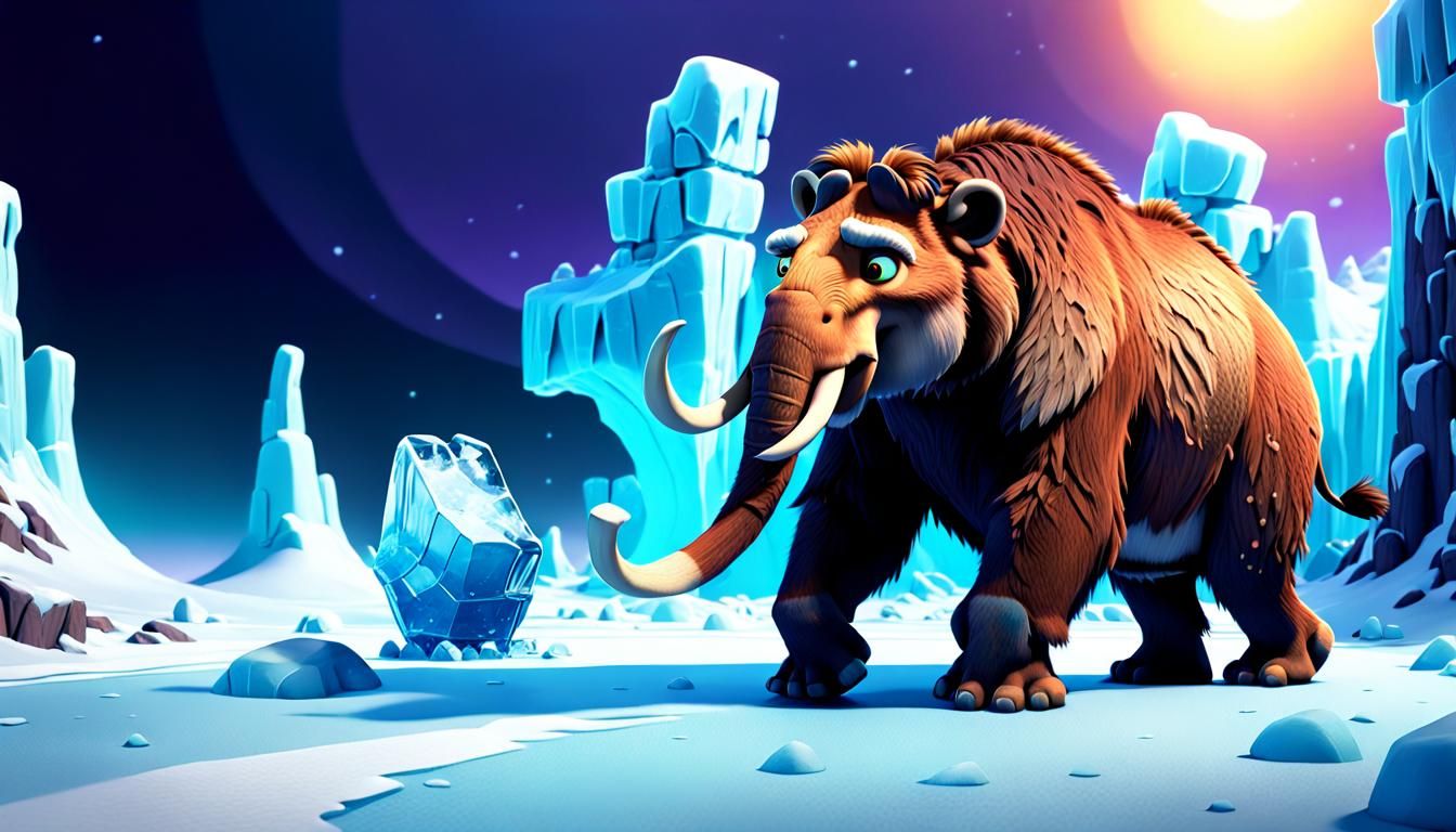 ice age video game scene - AI Generated Artwork - NightCafe Creator