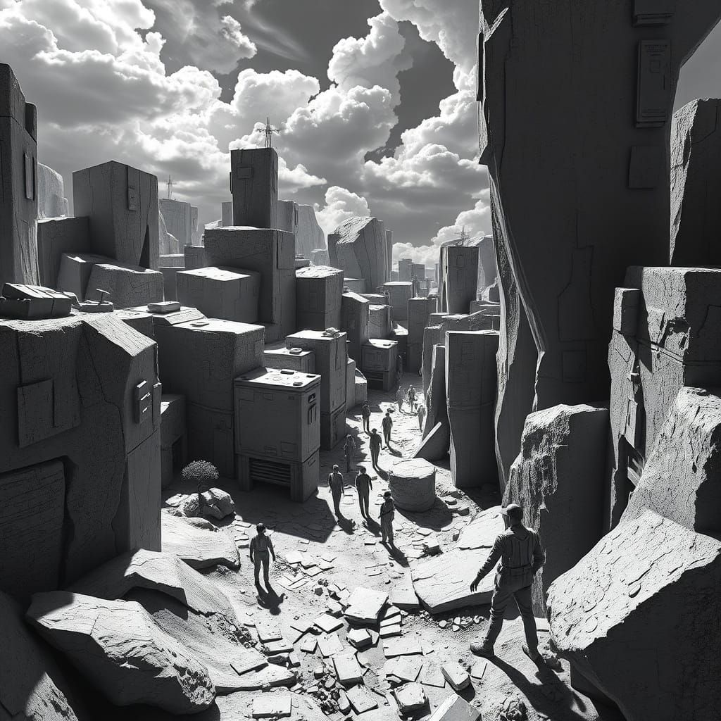 Guernica by Pablo Picasso. - Cubist Anime Reimagining of Gu...
