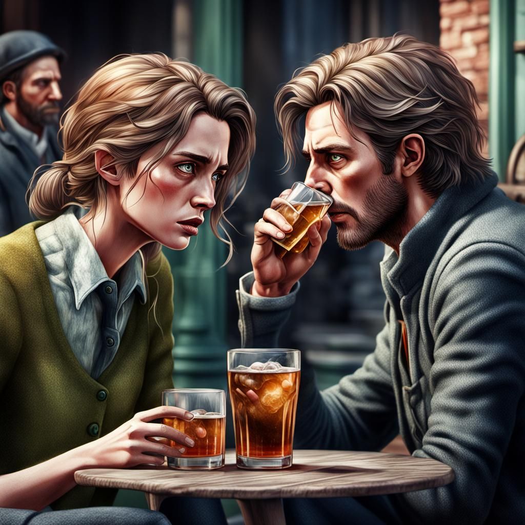 'What do you think?' 'Yes, it's piss.' - AI Generated Artwork ...