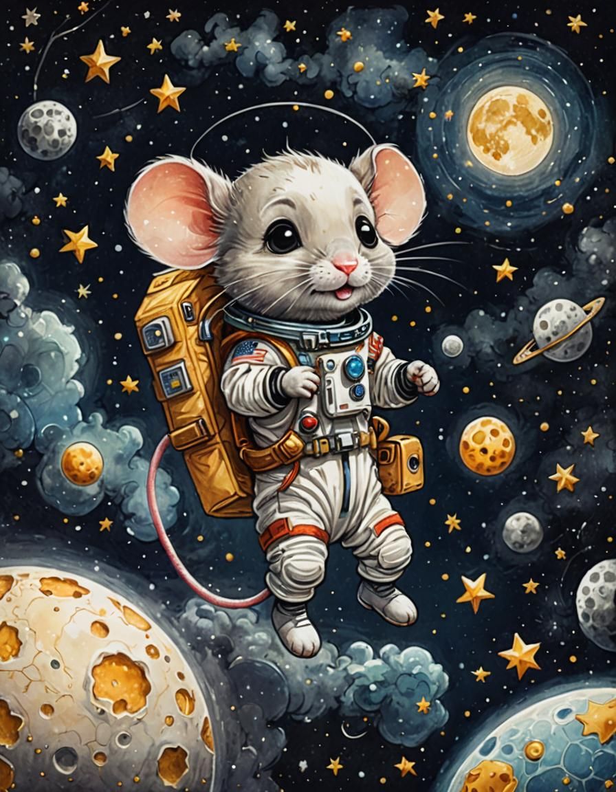 astro-mouse - AI Generated Artwork - NightCafe Creator