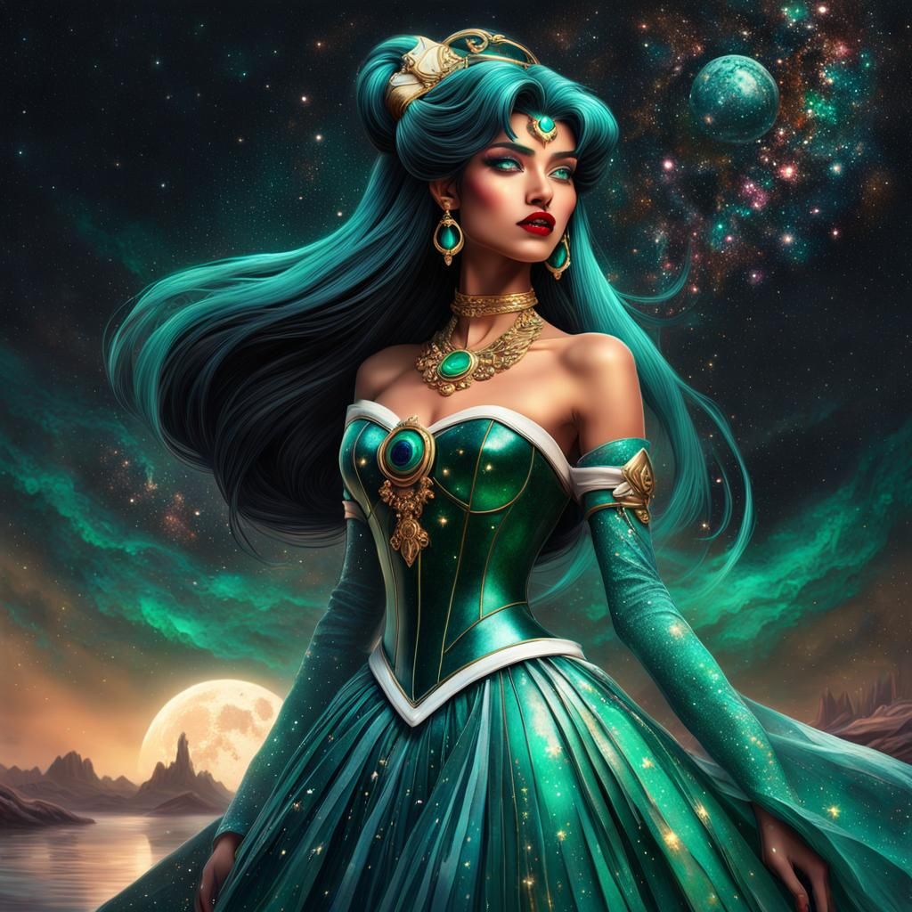 Princess Pluto (Sailor Moon) - AI Generated Artwork - NightCafe Creator