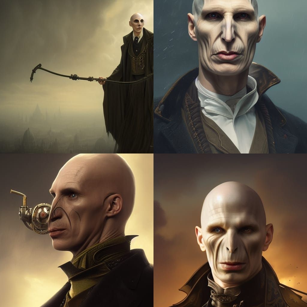 Steampunk Lord voldemort - AI Generated Artwork - NightCafe Creator
