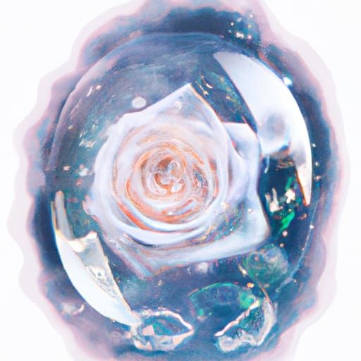 Sparkle rose - AI Generated Artwork - NightCafe Creator