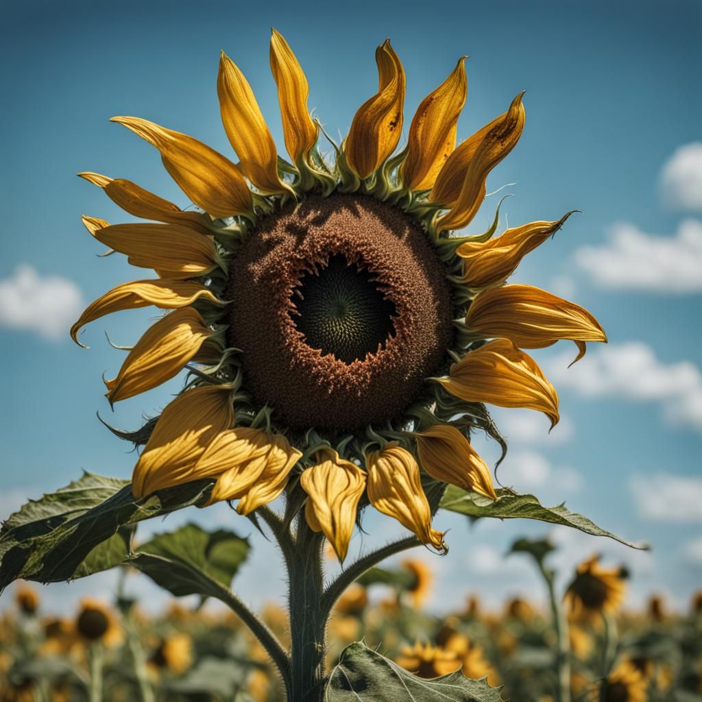 sunflower - AI Generated Artwork - NightCafe Creator