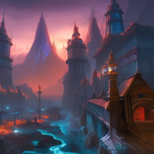 Neverwinter City, Dungeons and Dragons - AI Generated Artwork ...