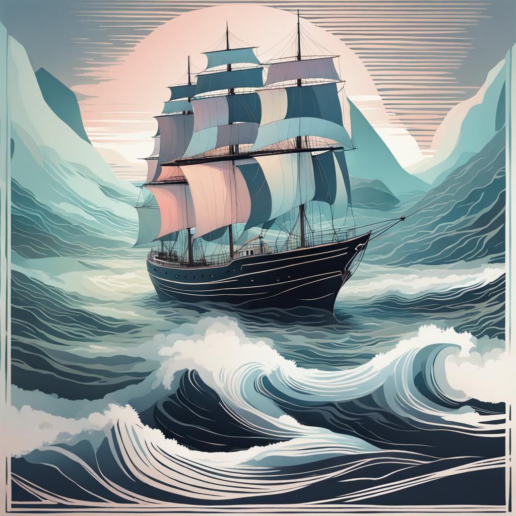 majestic ship - AI Generated Artwork - NightCafe Creator