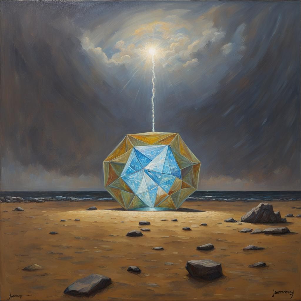 Diamond Radiation - AI Generated Artwork - NightCafe Creator