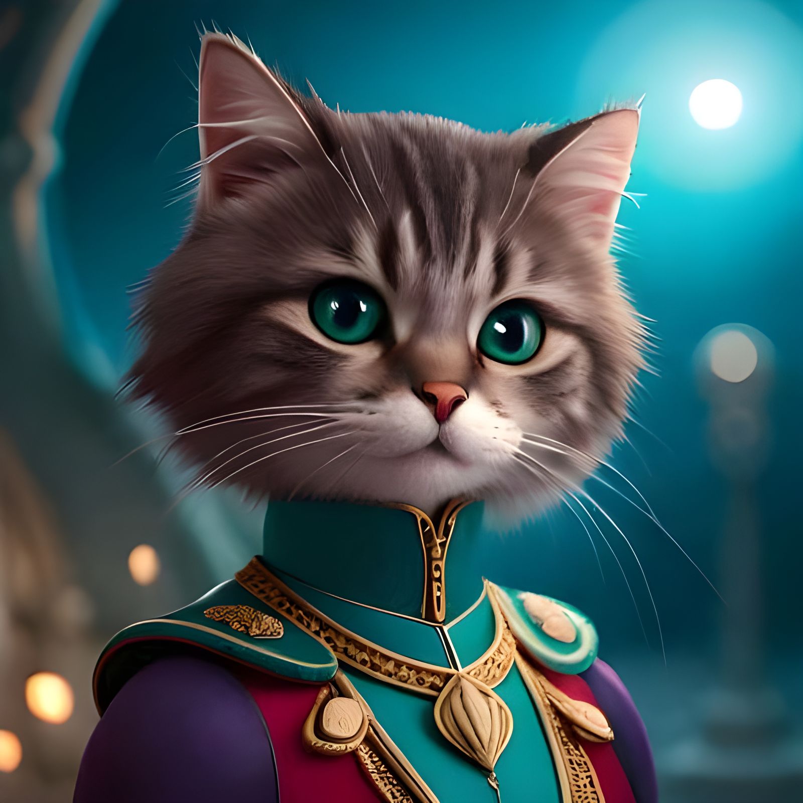 Noble knight cat - AI Generated Artwork - NightCafe Creator