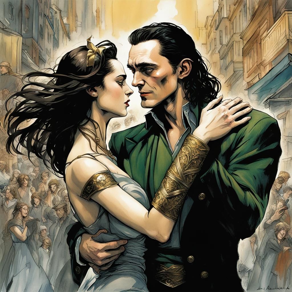 Loki dancing - AI Generated Artwork - NightCafe Creator