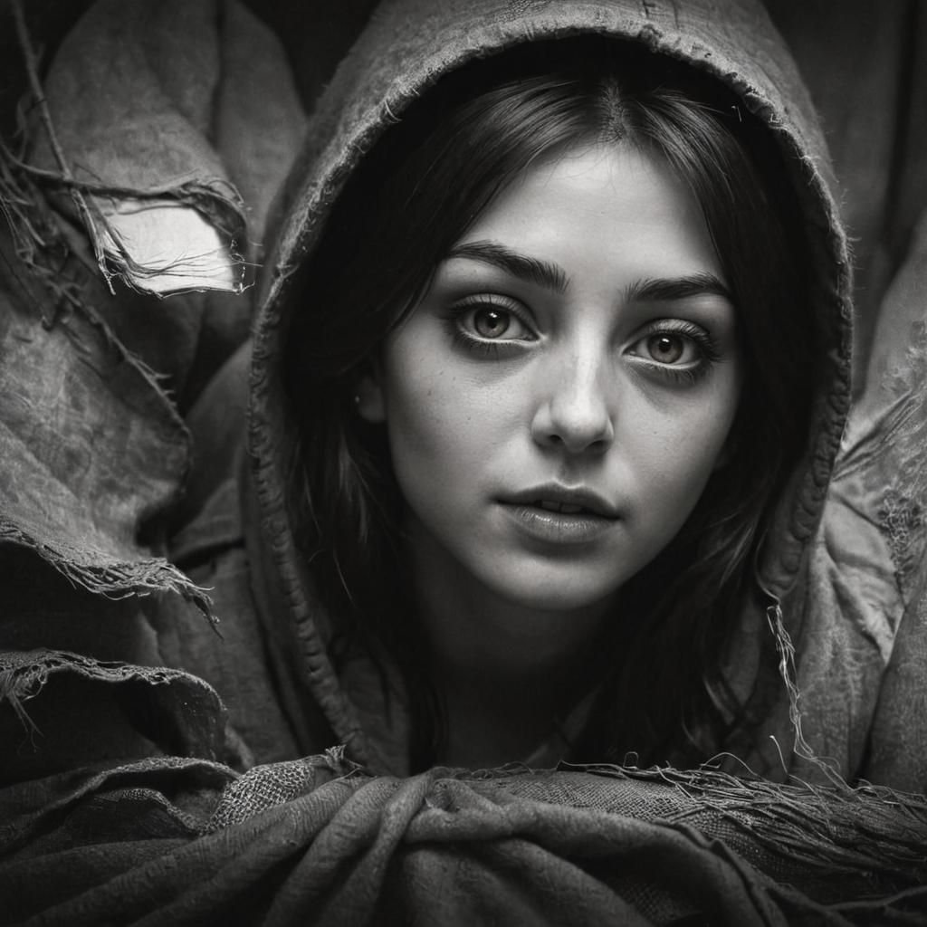 realistic portrait, hyper detailed multi-layered hazel eyes, calm ...