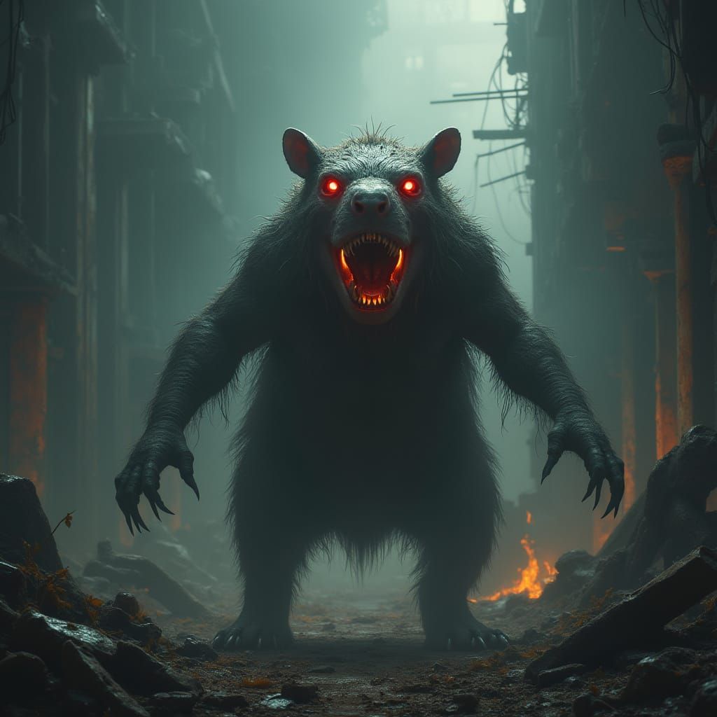 Sqidgame capibara mutant - Dark Fantasy Capybara Mutant in ...