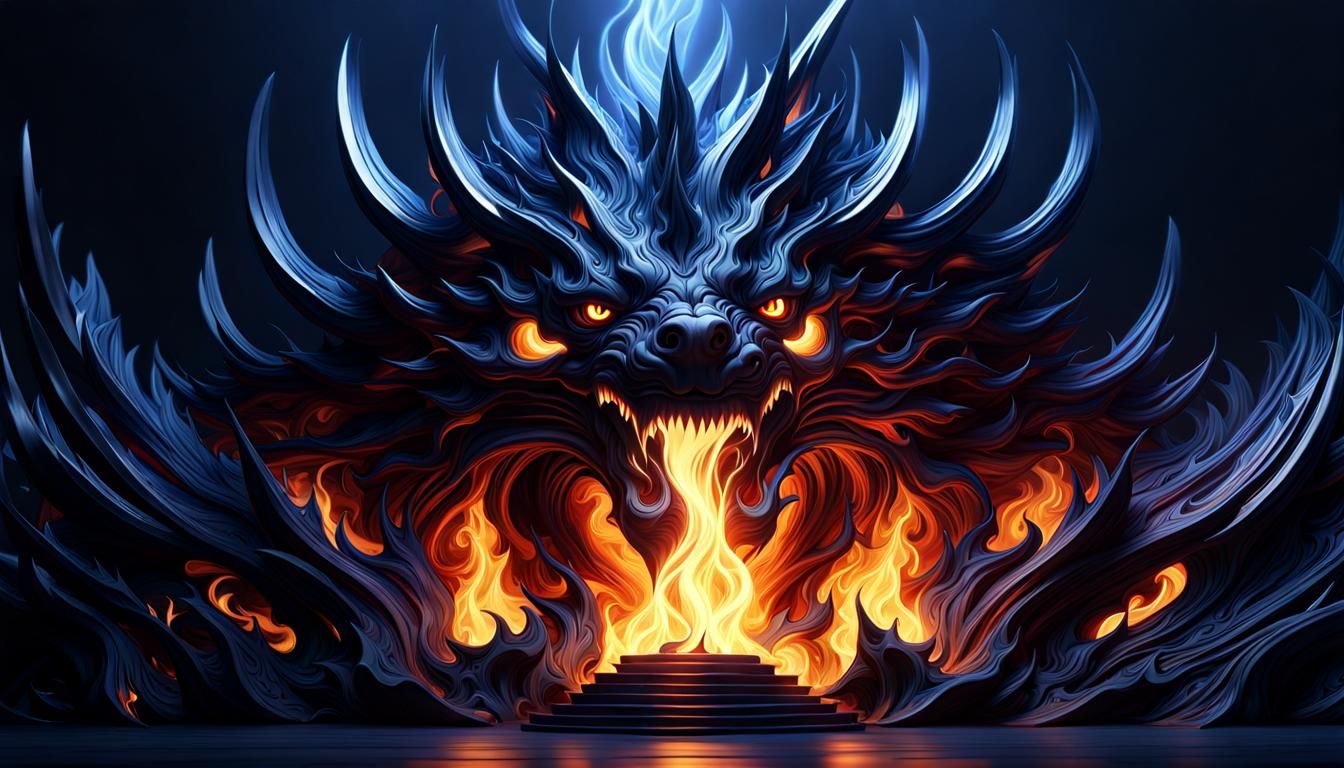 Infernal Forge - AI Generated Artwork - NightCafe Creator