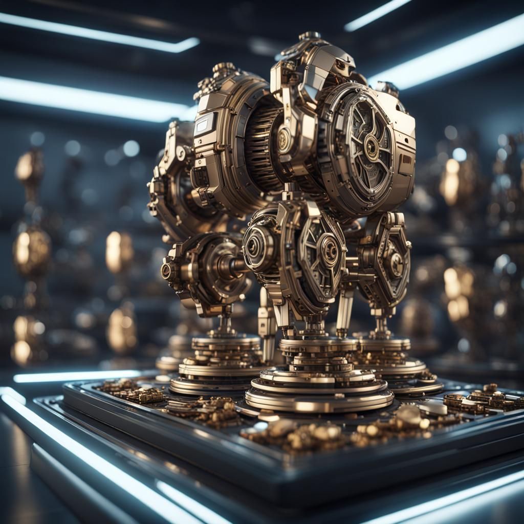Engine Trophy - AI Generated Artwork - NightCafe Creator