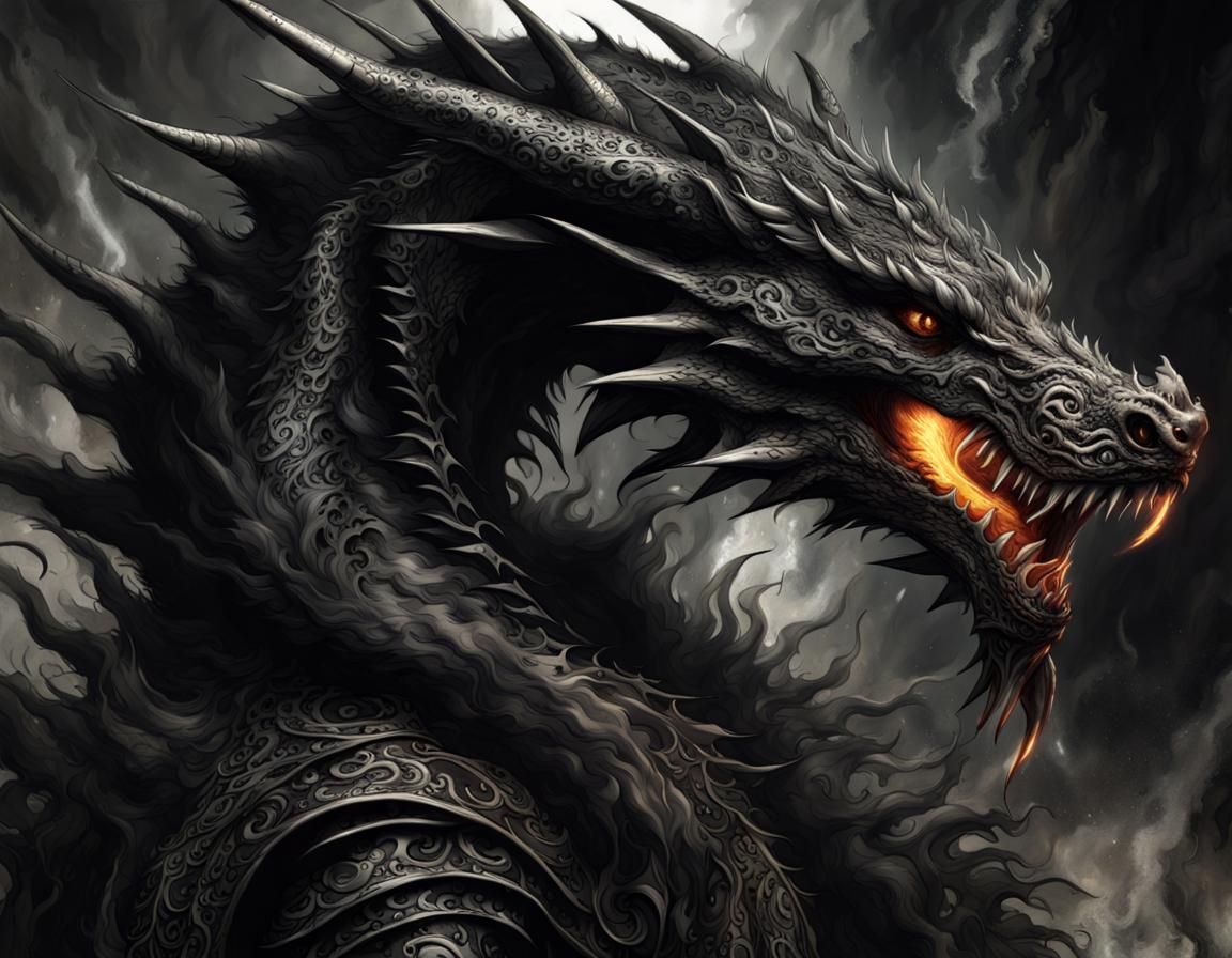 black light - Dragon - AI Generated Artwork - NightCafe Creator