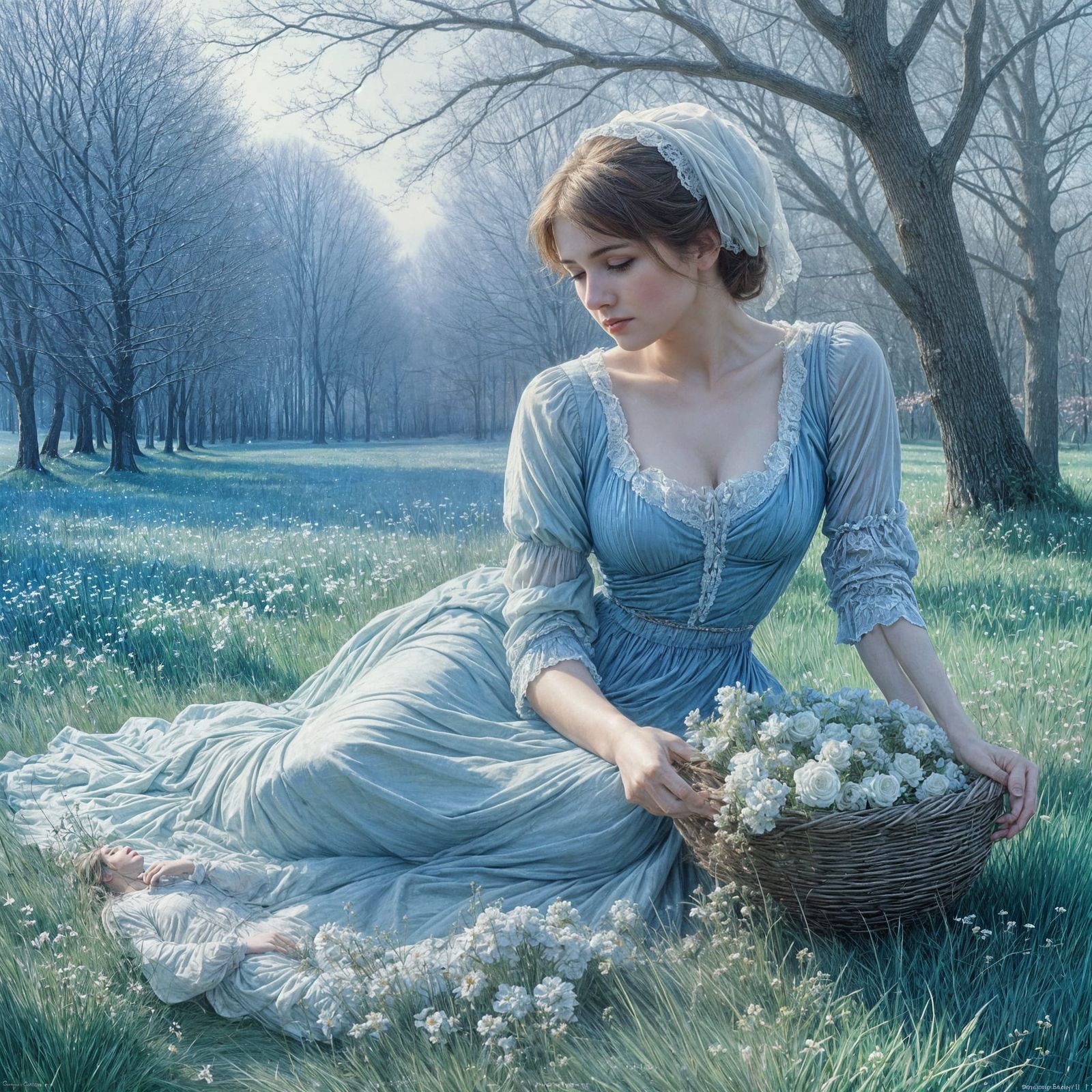 A Spring Idyll by George Henry Boughton, 1901 #art #painting #artedit # ...