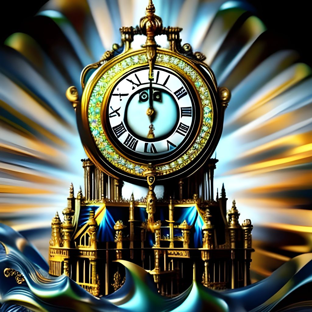 Clock Castle - AI Generated Artwork - NightCafe Creator