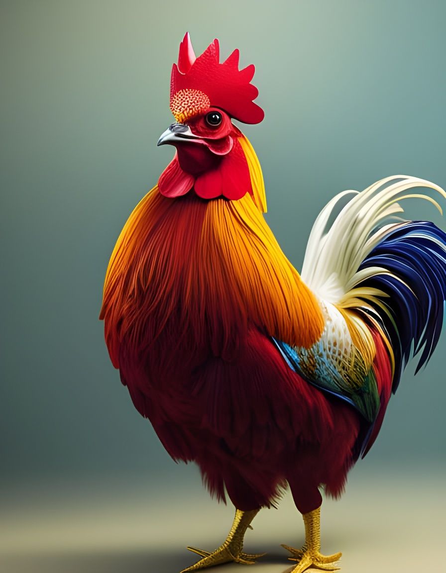 Rooster - AI Generated Artwork - NightCafe Creator